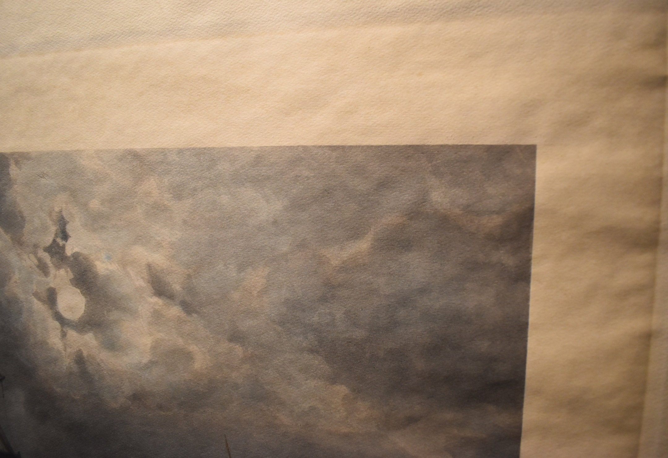 vintage sunset sea ship etching titled going westward artist Mauritz de ...