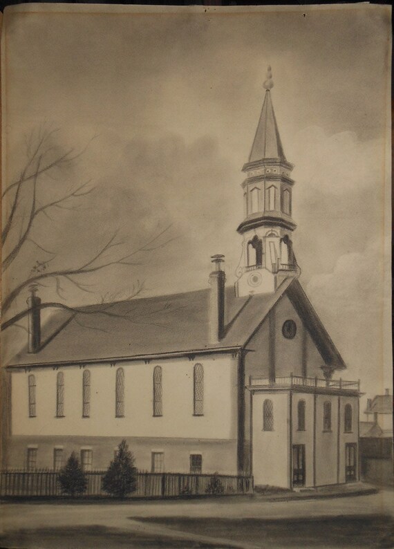 Church Steeple Drawing