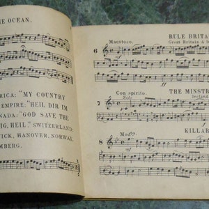 Vintage Music Book 1893 Album National Anthems Hymns Patriotic Songs - Etsy