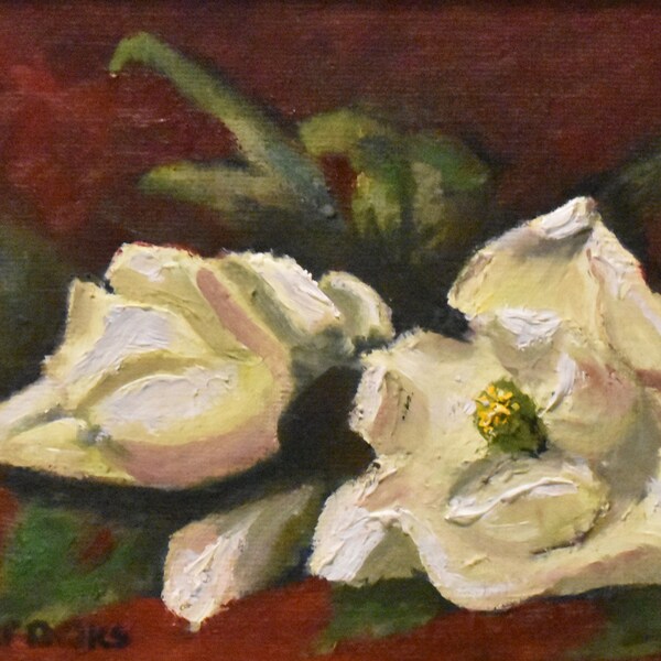 Magnolia Painting - Etsy