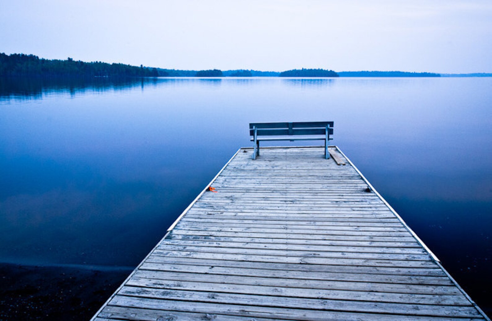 Blue Water Art Lake Home Decor, Minnesota Fine Art, Blue Color Fine Art ...