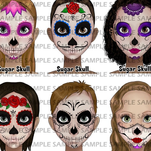 Face Painting Word Board Face Paint Design Menu Board - Etsy