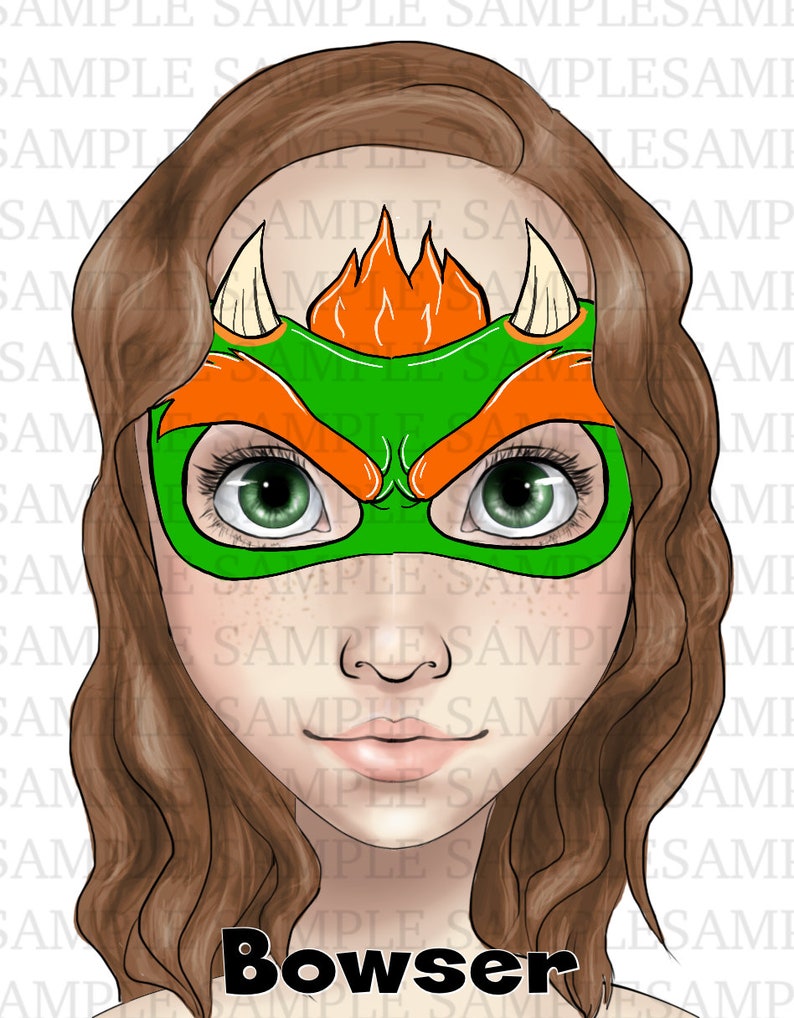 Mario Video Game Face Painting Word Board Face Paint Design - Etsy