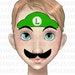 Mario Video Game Face Painting Word Board Face Paint Design - Etsy