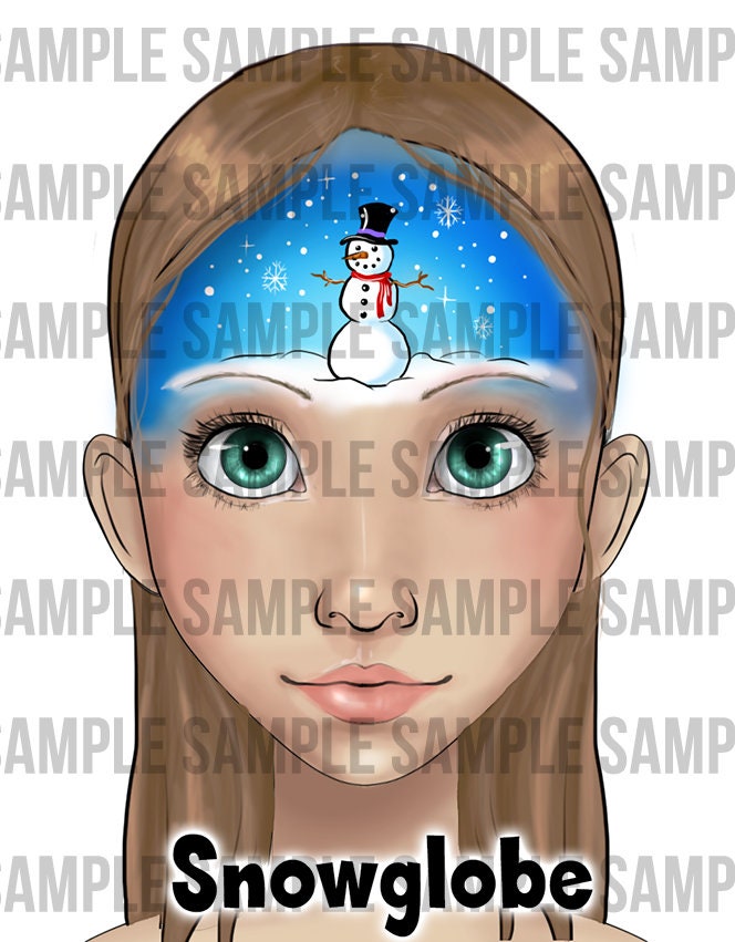 NO AI USED Face Painting Word Board, Face Paint Design Menu Board ...