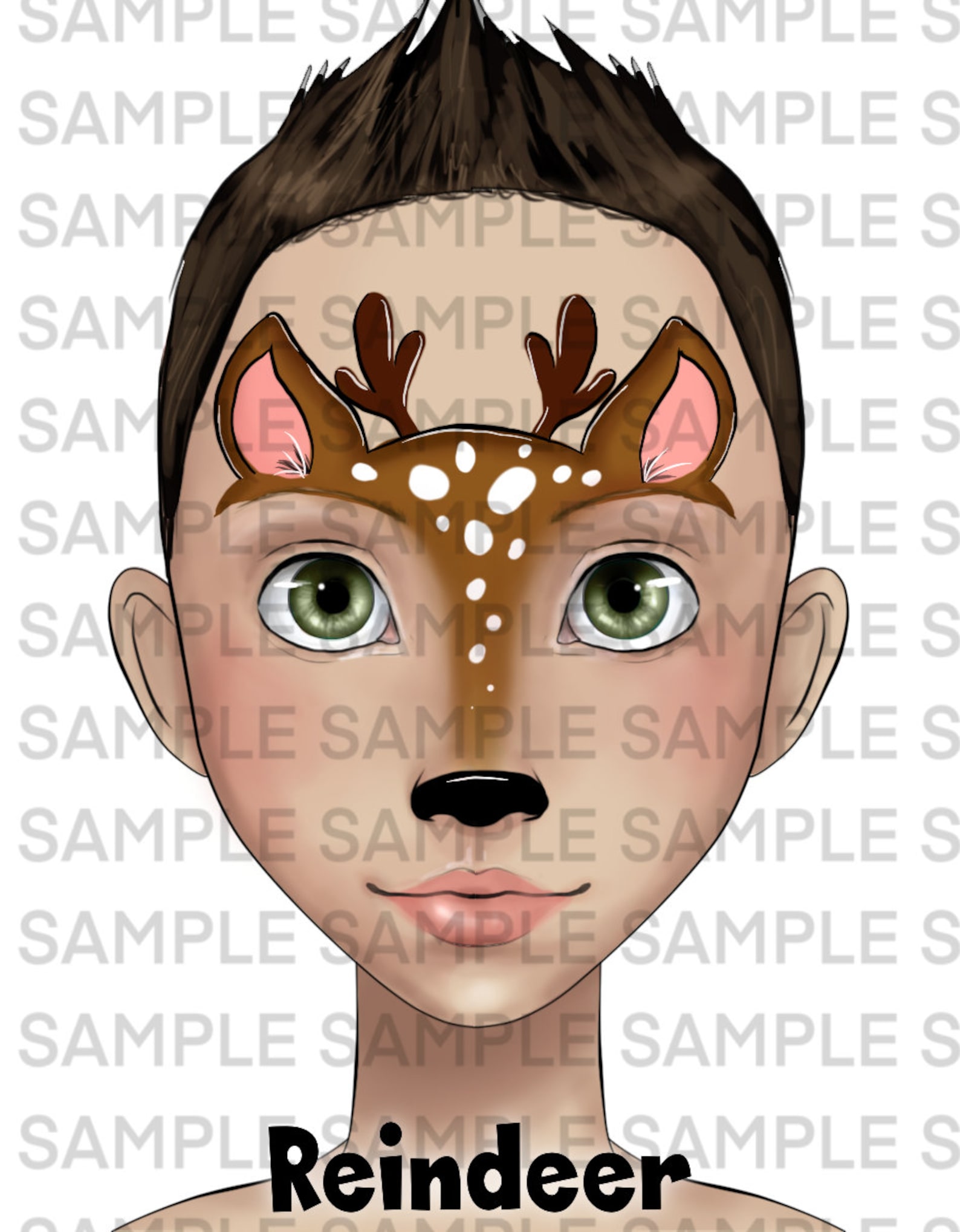 Face Painting Board, Face Paint Design Menu Board, Designs for Face ...