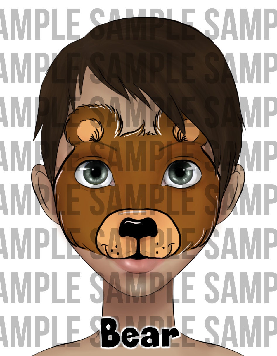 Care Bear Face Paint