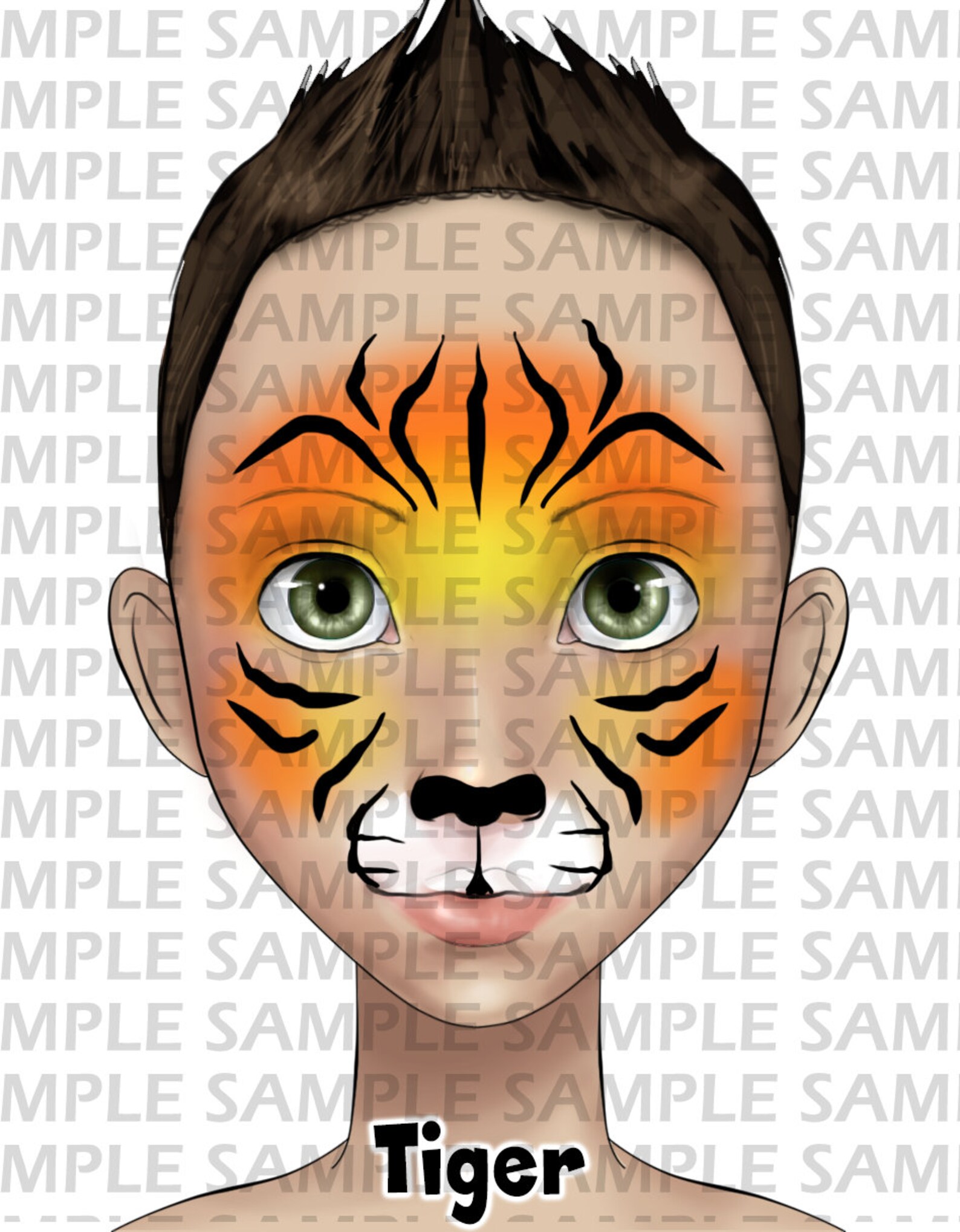 Face Painting Word Board Face Paint Design Menu Board | Etsy UK