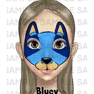 Halloween Horror Face Painting Fall Board Face Paint Design Menu Board ...