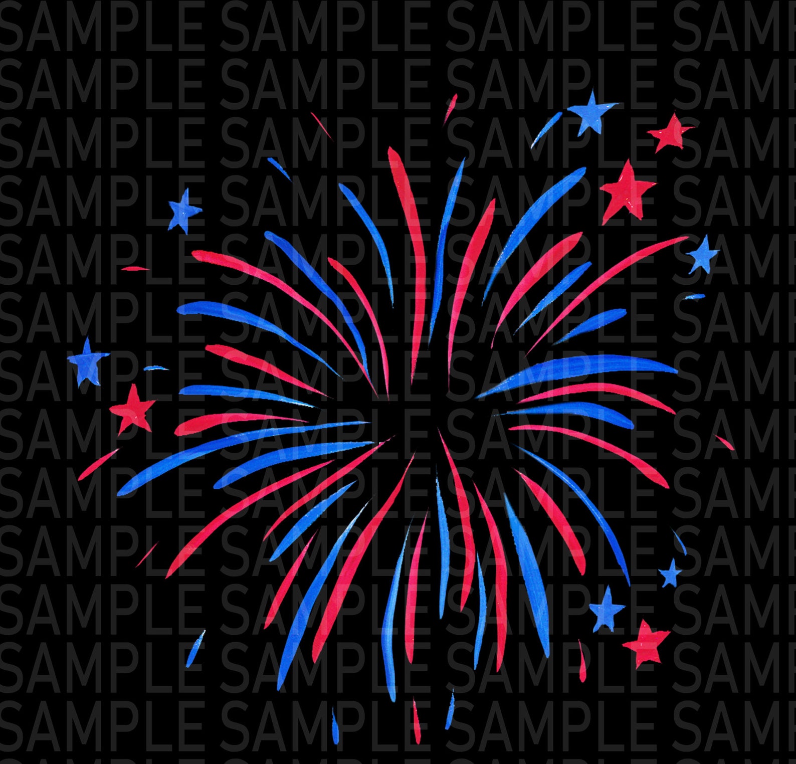 4th of July Patriotic Summer Flag Butterfly Digital Clipart 8 | Etsy