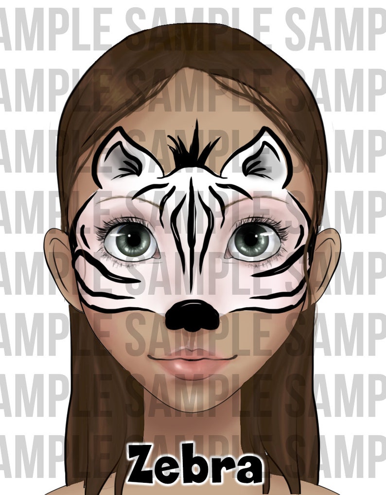 Animal Face Painting Designs