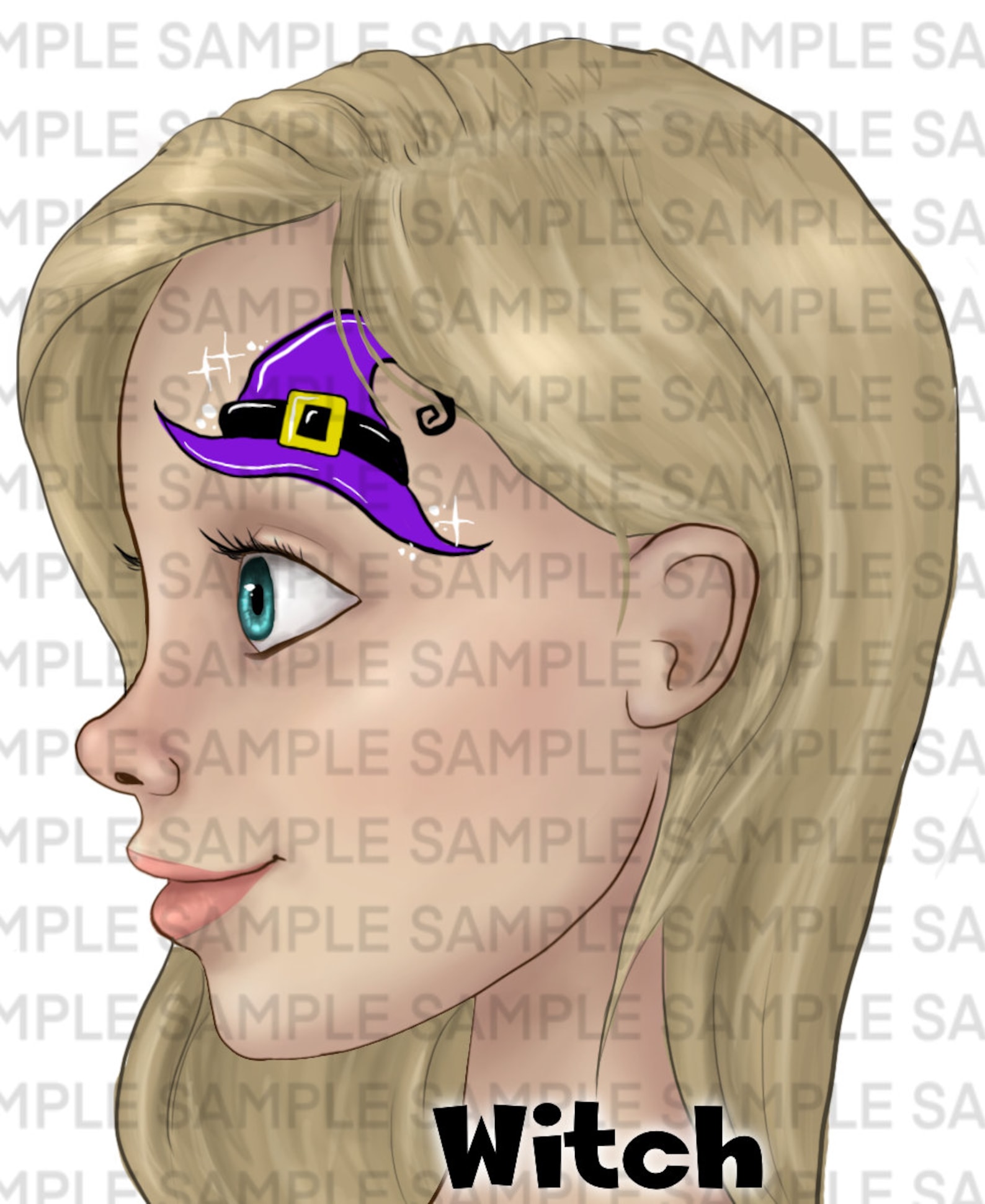 Halloween Cheek Art Face Painting Fall Board Face Paint Design - Etsy