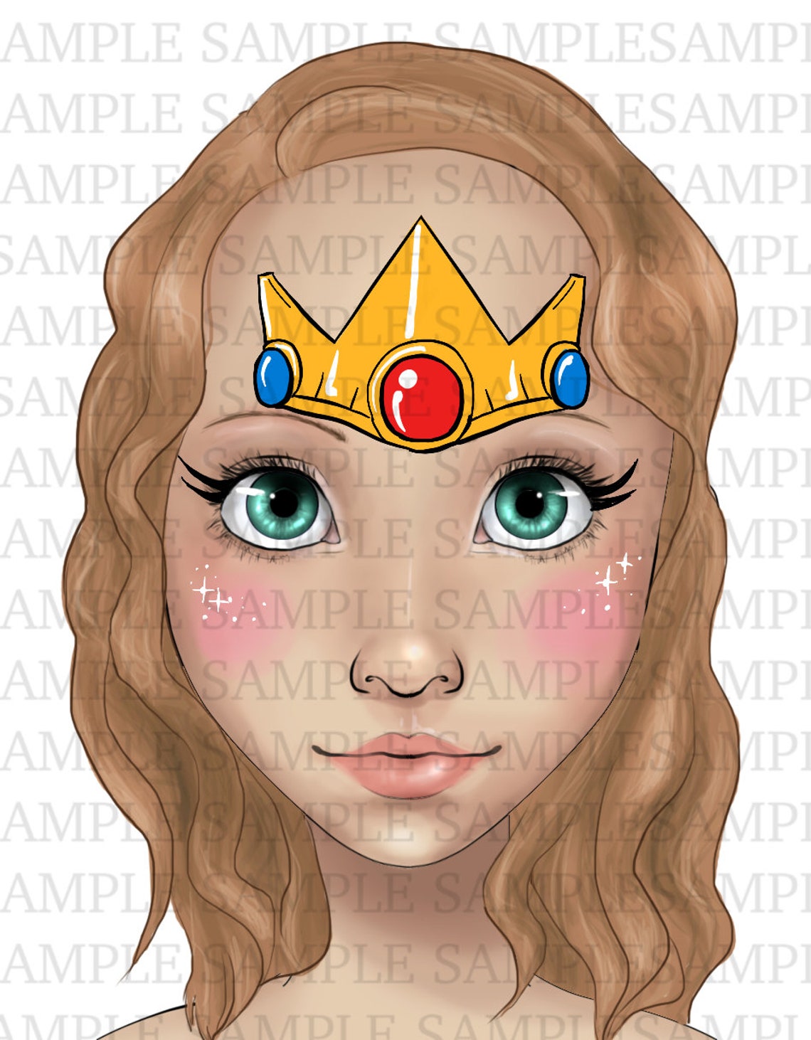 Mario Video Game Face Painting Word Board Face Paint Design - Etsy