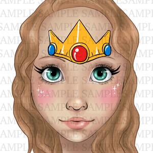 Mario Video Game Face Painting Word Board Face Paint Design Menu Board ...