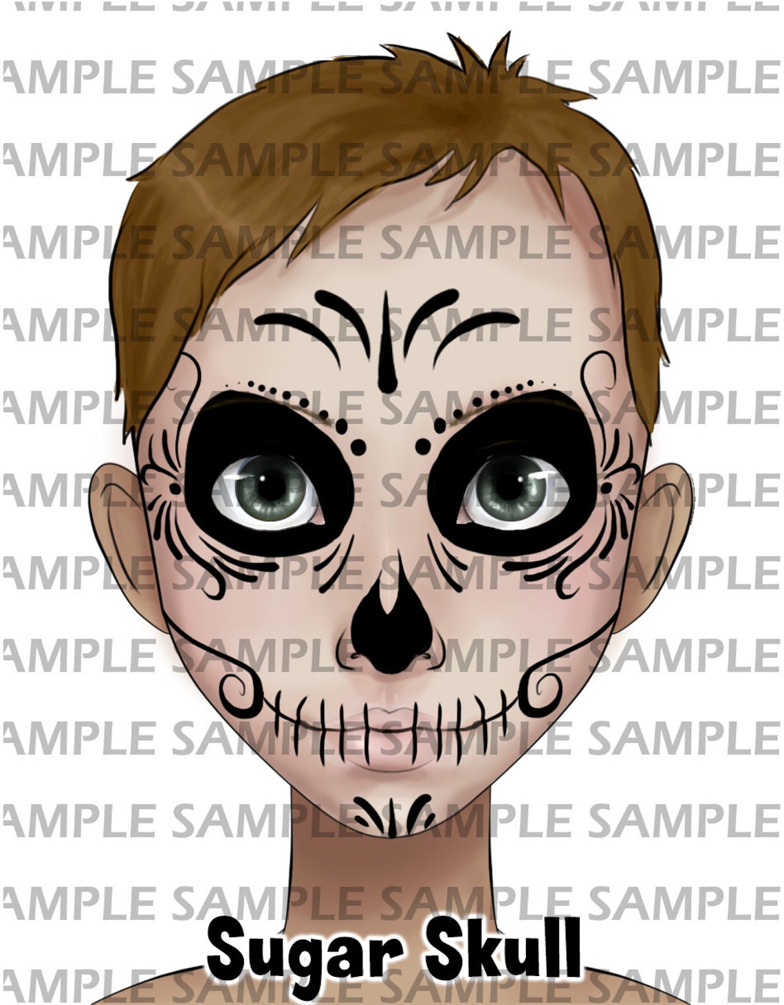 Face Painting Word Board Face Paint Design Menu Board - Etsy