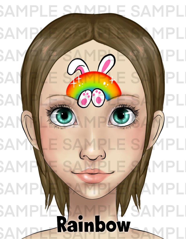 NO AI USED Easter Face Paint Menu Board - Holiday Digital Download ...
