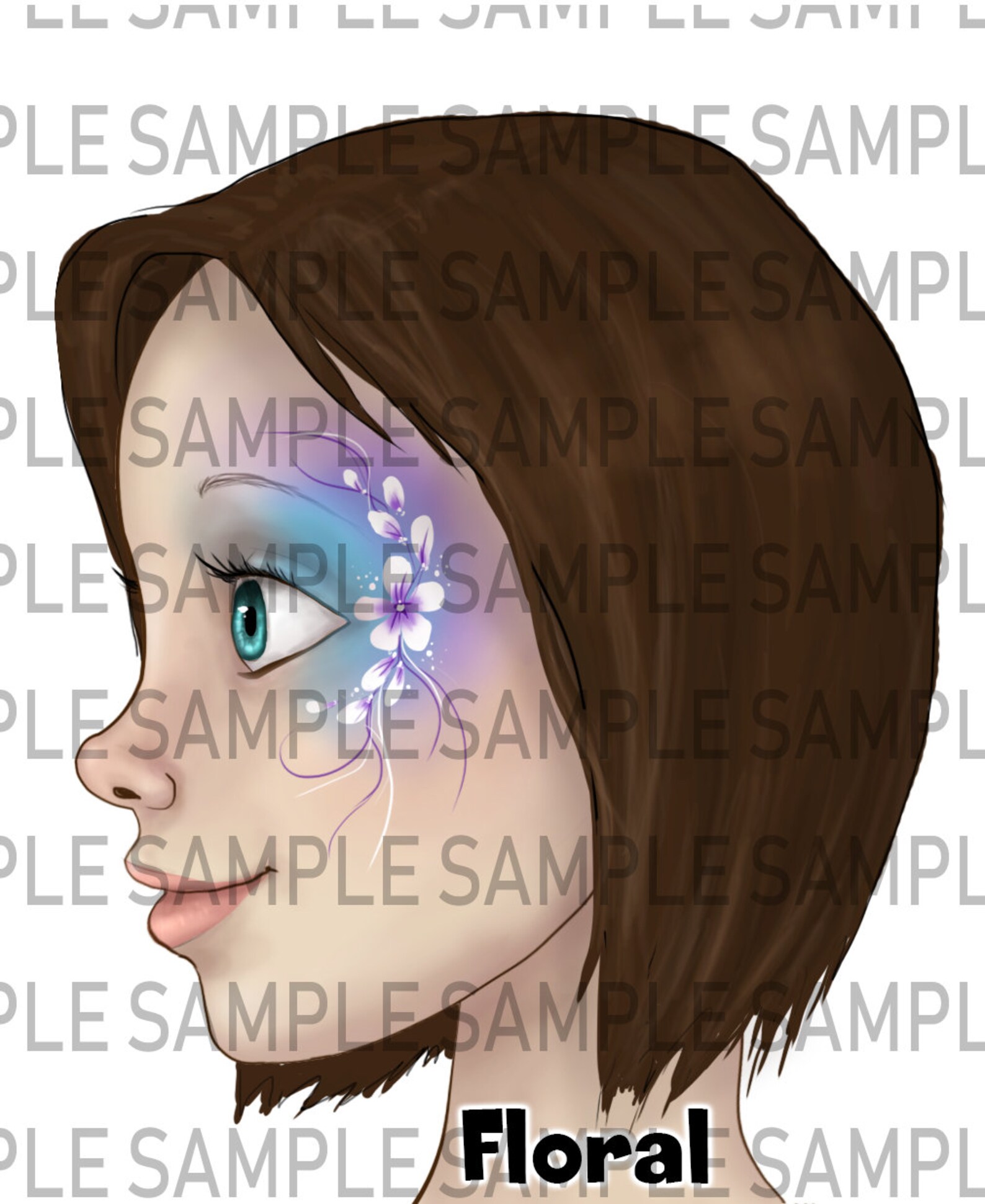 Face Painting Word Board Face Paint Design Menu Board | Etsy UK