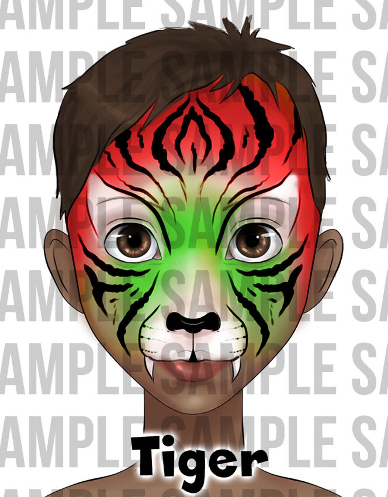 Face Painting Word Board Face Paint Design Menu Board - Etsy