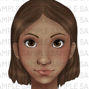 NO AI USED Face Painting Adult Board, Design Menu Board, Digital ...