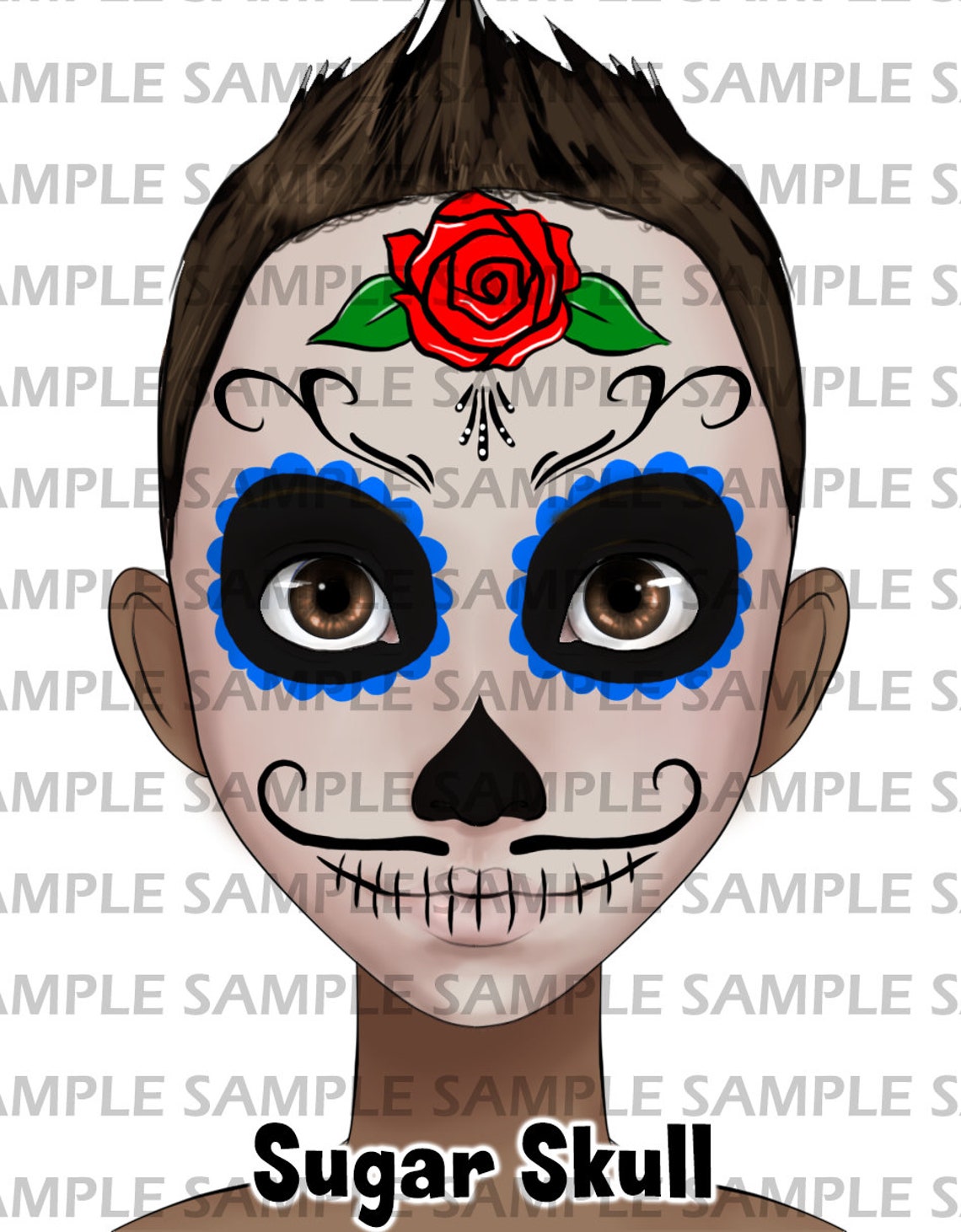 Face Painting Word Board Face Paint Design Menu Board - Etsy