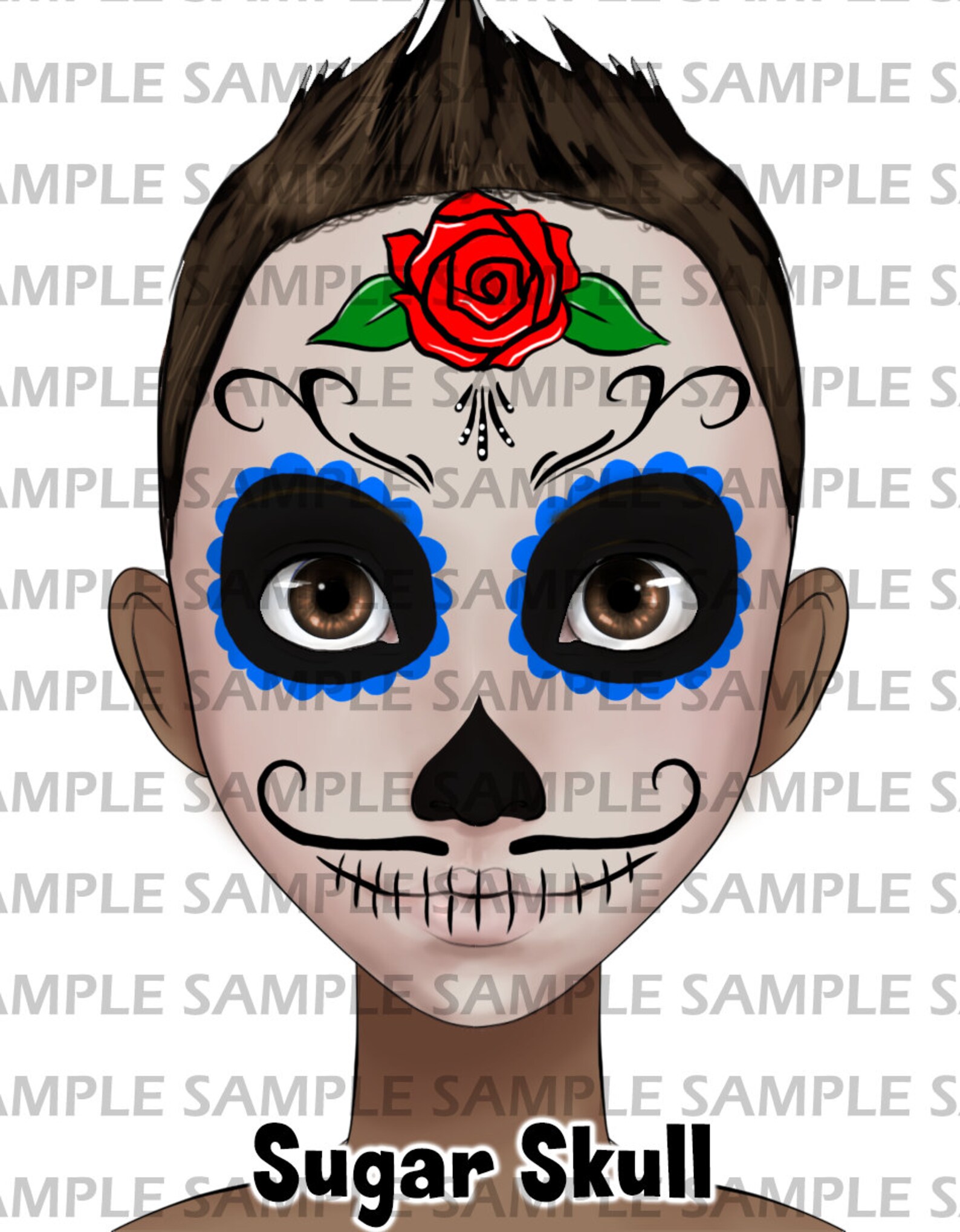 Face Painting Word Board Face Paint Design Menu Board - Etsy