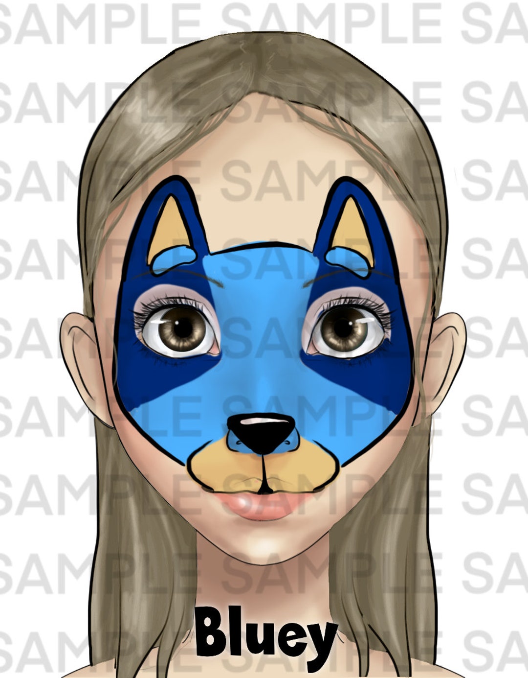 FACE PAINTING CARTOON Menu Board/ Face Painter Designs for Onsite Menu ...