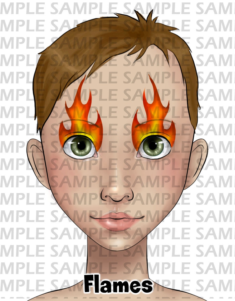 Face Painting Word Board Face Paint Design Menu Board | Etsy UK