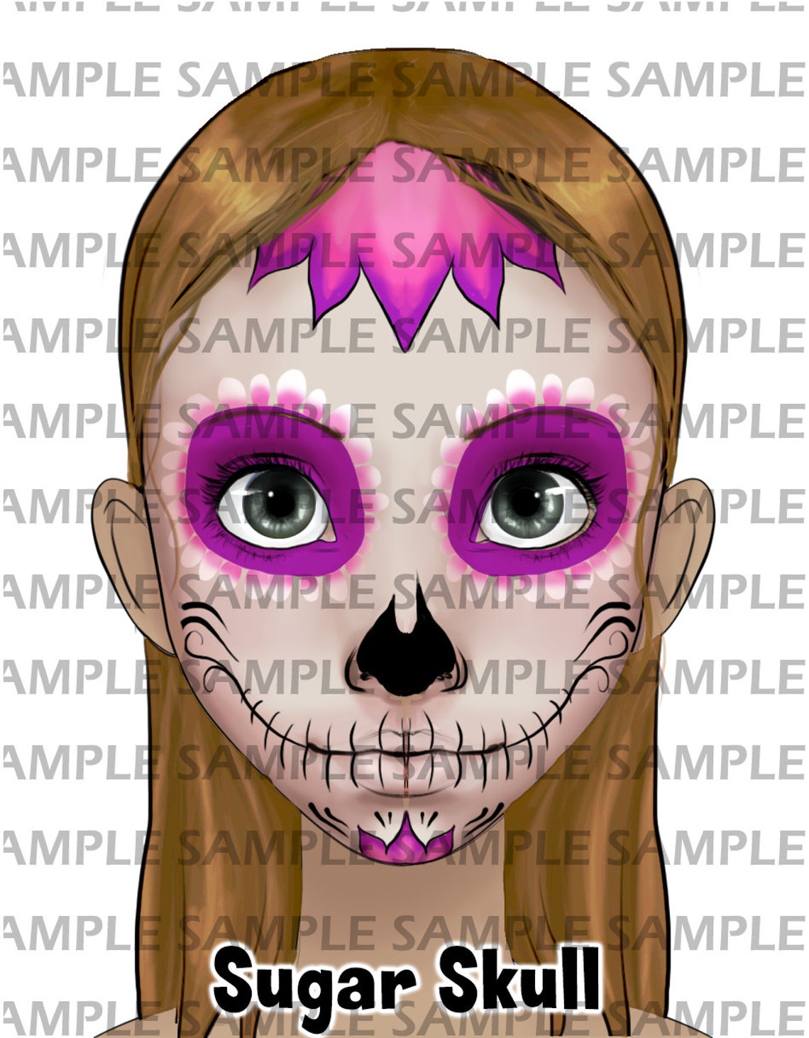 Face Painting Word Board Face Paint Design Menu Board - Etsy