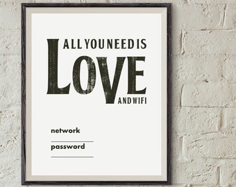 Funny Wifi Sign | Etsy