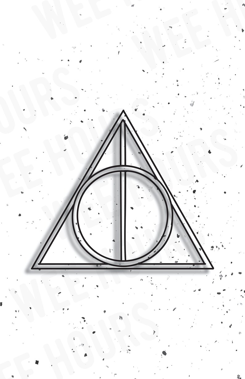 Three Brothers Wizarding Symbols | Digital Download | Set of Four ...