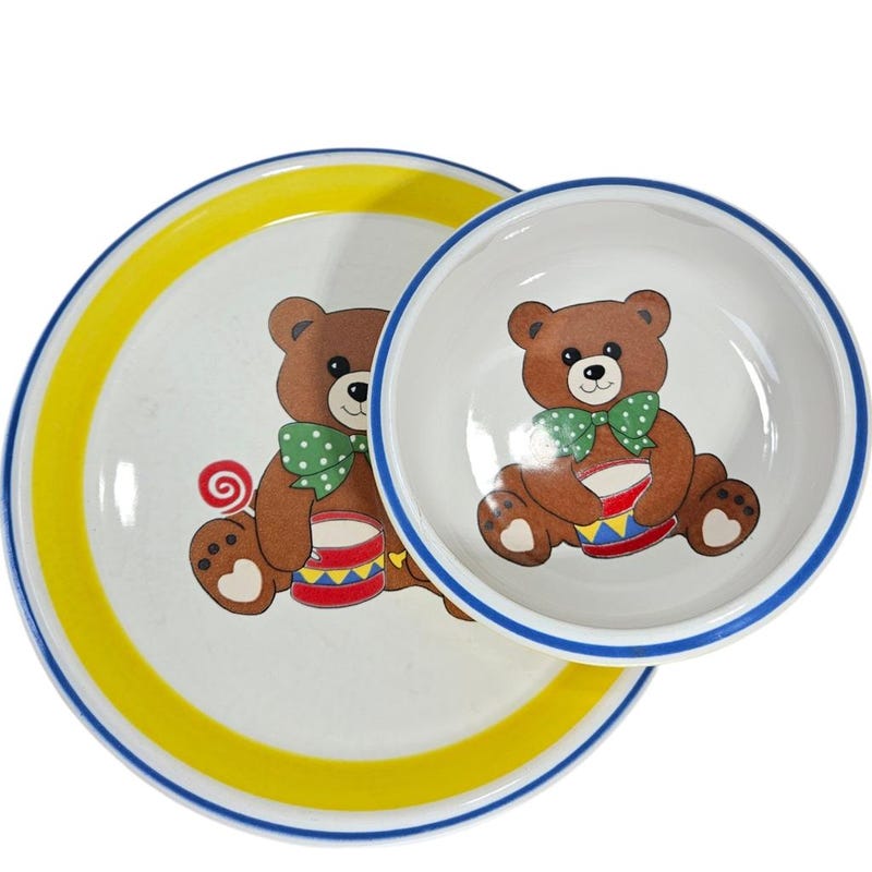 Bear Dinnerware Sets - Etsy