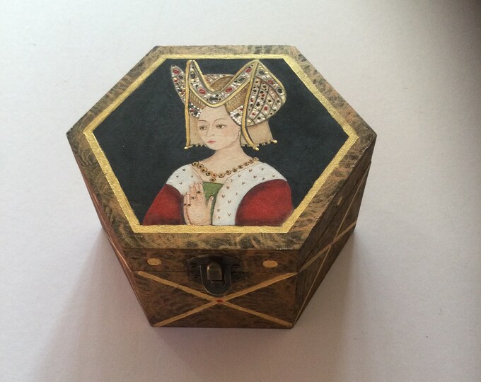 Queen Margaret of Anjou Painted Keepsake Box - Etsy