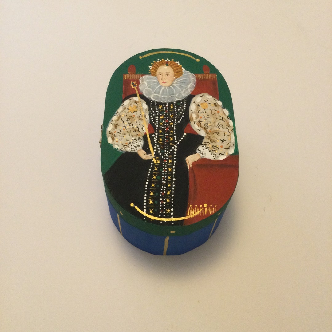 Keepsake Jewellery Box Queen Elizabeth 1st - Etsy
