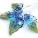 Lampwork Butterfly Wings for Jewelry Making, Set of 4 Delicate ...