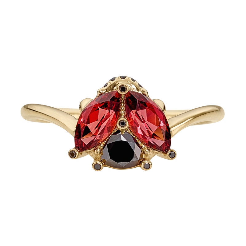 Ladybug Ring - Etsy
