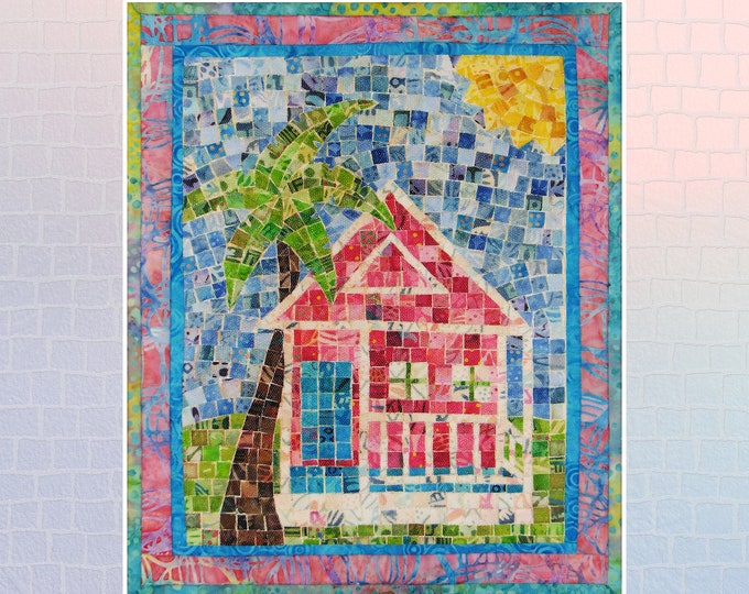 Tropical Hideaway Mini Mosaic Quilt Pattern - Etsy