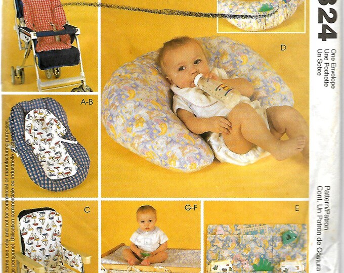 Mccall's 2824 Baby Things Sewing Pattern, Boppy Pillow, Changing Pad ...