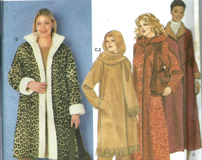 Simplicity 9478 Misses Coat, Scarf and Bag Pattern, L-XL UNCUT - Etsy