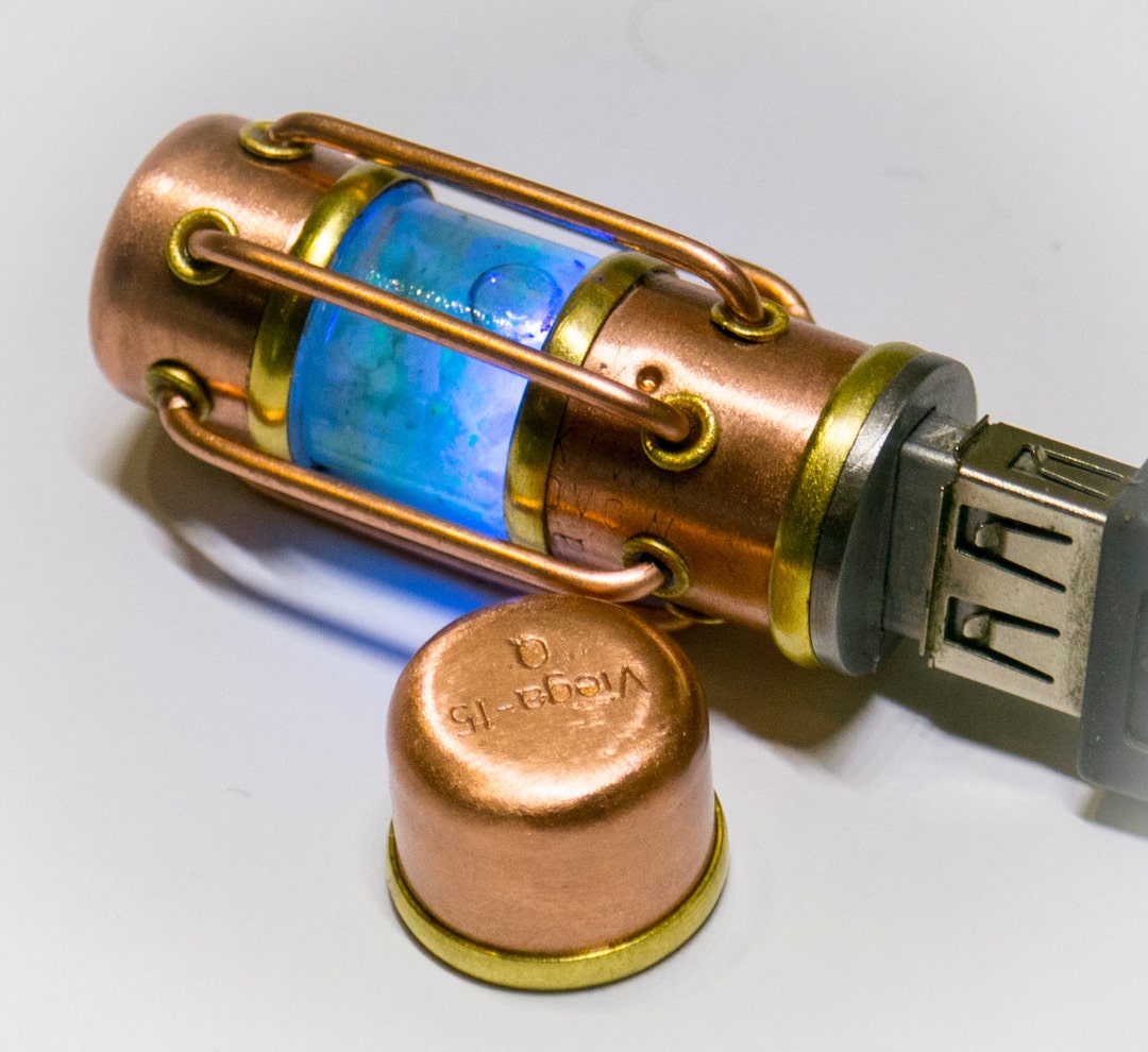 USB Flash Drive USB 3.2 Steampunk Lamp Glow in Dark 32-512GB / 1TB - Etsy