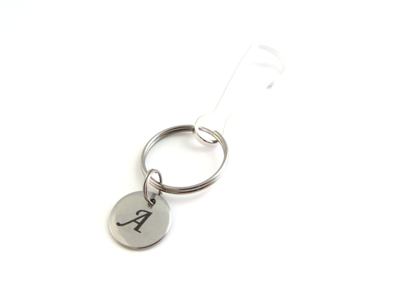 Letter Charm Keychain Personalised Letter Keyring Custom - Etsy UK