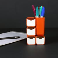 Orange Desk - Etsy