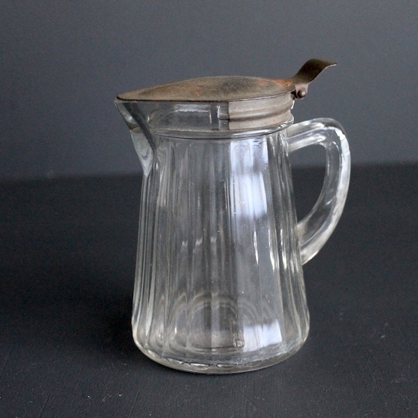 Glass Syrup Pitcher - Etsy