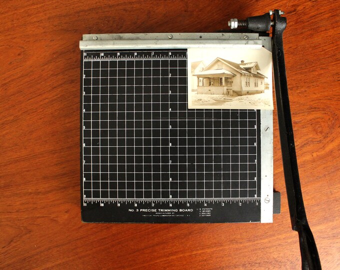 Vintage Paper Cutter No. 3 Precise Trimming Board by American Photo ...