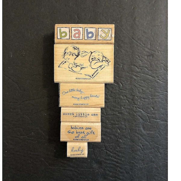 Baby Rubber Stamp - Etsy