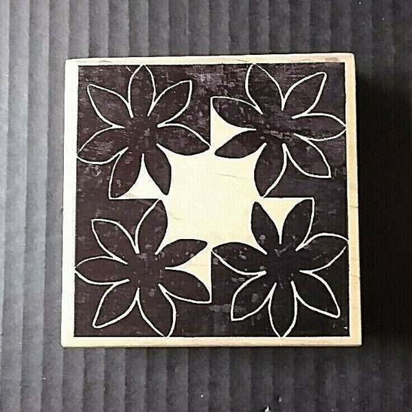 Tile Rubber Stamp - Etsy