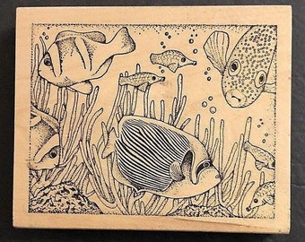 Marine Life Stamp - Etsy