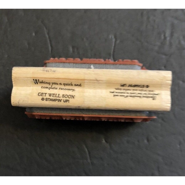 Message Rubber Stamp - Etsy