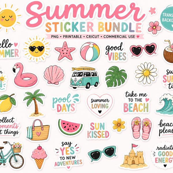 Sticker Packs Pastel - Etsy