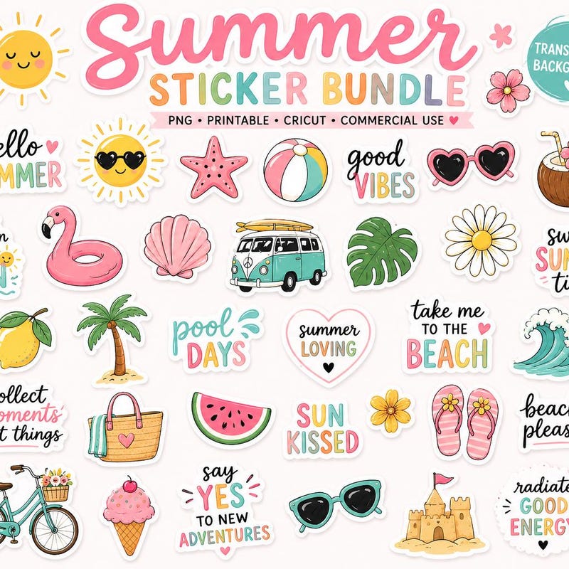 Pastel Kawaii Stickers - Etsy