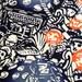 Japanese Tenugui Samurai Fabric, Japanese Matsuri Fabric, Asakusa Cute ...